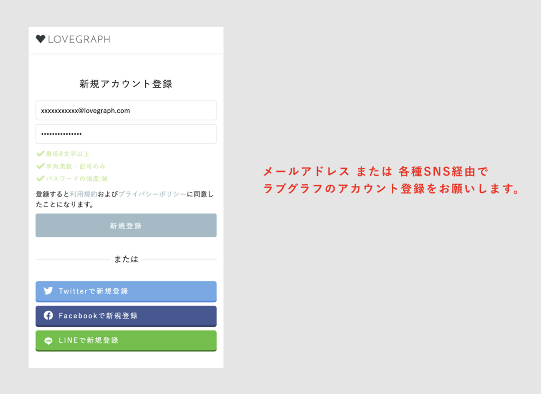 【ラブグラフ撮影会】参加費の支払い方法|lovegraph Journal